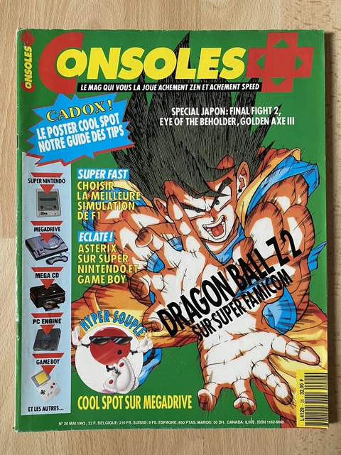 MAGAZINE CONSOLES + Plus Numéro 20 - Mai 1993 - Vintage Jeux vidéos ...