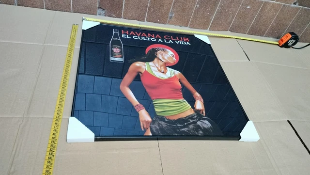 PANNELLO TABELLA INSEGNA Pubblicitaria Rum Havana Club El Culto a La Vida EUR 169,99 - PicClick IT