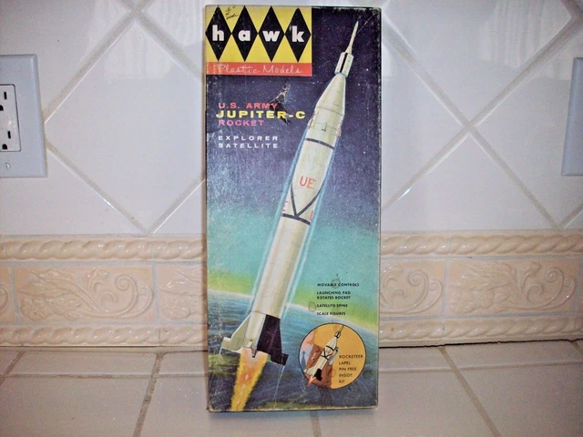 VINTAGE HAWK US Army Jupiter-C Rocket Explorer Satellite "1958" $69.95 ...