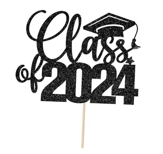 CLASS OF 2024 Cake Topper, 2024 Graduation Cake Decorations, Masters ...