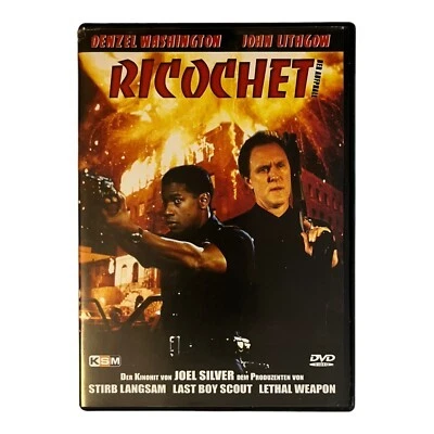 RICOCHET DVD FILM Azione Denzel Washington John Lithgow EUR 12,95 ...