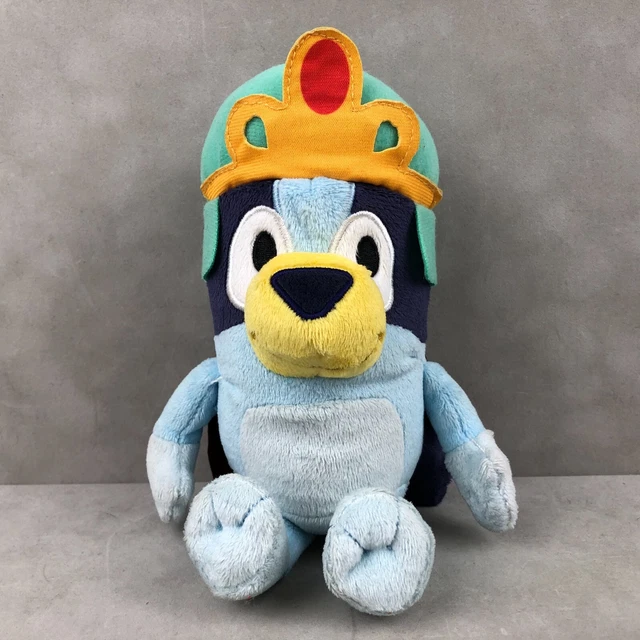 MOOSE TOYS 2020 Royal King Bluey Plush Blue Heeler Dog Stuffed Animal ...