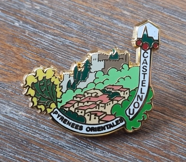 PINS PBVF PLUS Beaux Villages De France Castelnou Lb Créations EUR 15 ...