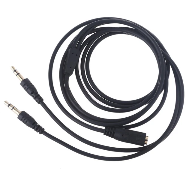 ADAPTER Y SPLITTER 3.5mm Male Cable Headphone Connector Mutual ...