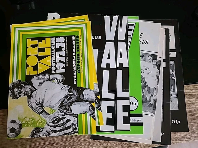 11 X PORT Vale Home Programmes 1970s £1.76 - PicClick UK