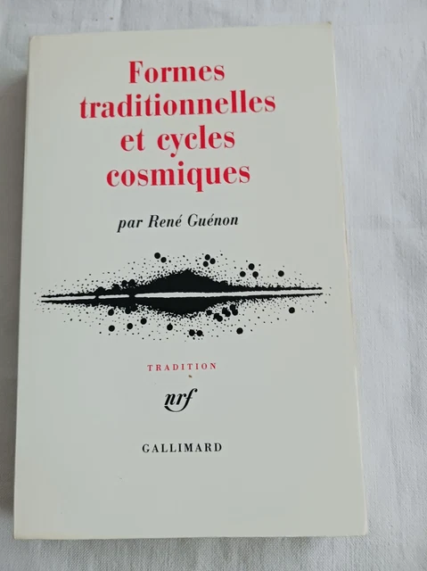 RENE GUENON Formes Traditionnelles Et Cycles Cosmiques 1993 Esoterisme ...