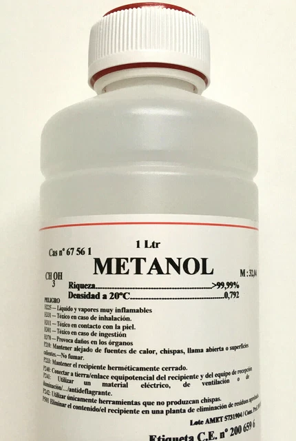 METANOL PURO 1 Litro Alcohol De Madera O Alcohol Metilico EUR 32,00 ...