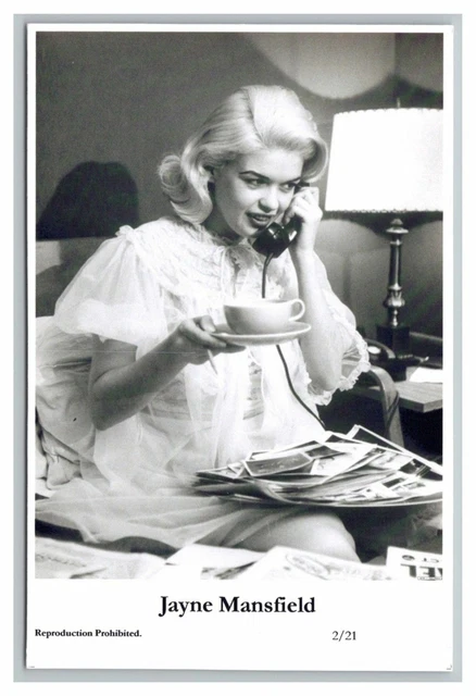 JAYNE MANSFIELD - Movie Star Pin Up PHOTO POSTCARD - 2-21 Swiftsure Postcard £4.10 - PicClick UK