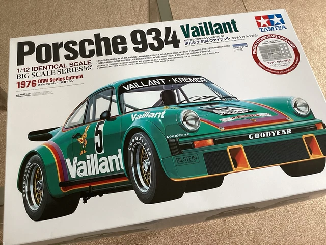 BEAUTIFUL BIG-SCALE SERIES Tamiya 1:12 Porsche 934 Vaillant model kit ...