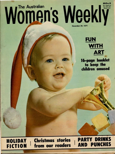 AUSTRALIAN WOMEN'S WEEKLY - December 29, 1971 - 1970s vintage women's ...