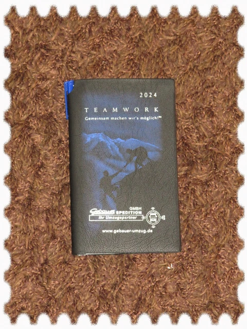 TEAMWORKTASCHENKALENDER KALENDER 2024 mit Klebe und Markierungszettel ...