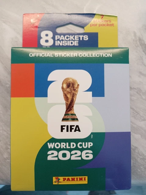 FIFA WORLD CUP 2026 Official Sticker Collection Multiset 8 pack £8.50 ...