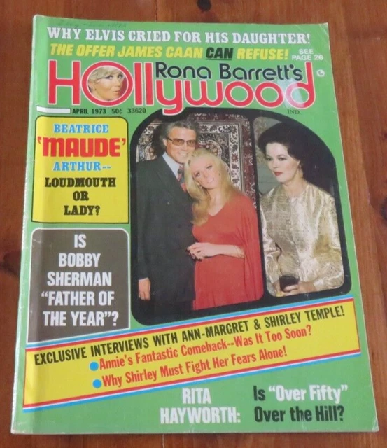 HOLLYWOOD 1973 MAGAZINE ANN MARGRET Shirley Temple JOHN WAYNE Jan ...