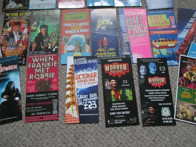 BLACKPOOL PLEASURE BEACH Leaflets Various Years VGC £8.99 - PicClick UK