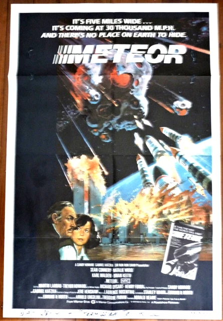 METEOR ORIGINAL 1979 Australian Black Background Version One Sheet ...