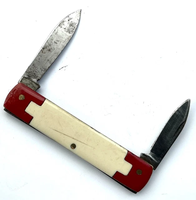 ANCIEN COUTEAU TYPE Croix De Savoie Suisse Canif Cuchillo Knife Messer ...