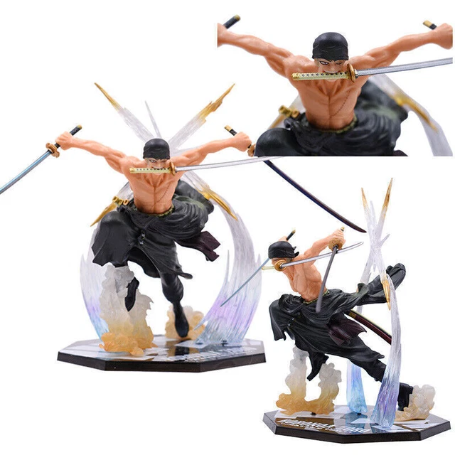 ONE PIECE RORONOA Zoro PVC Action Figure Collection Figurine Toys Model ...