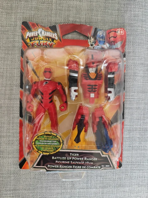 POWER RANGERS JUNGLE Fury Red Ranger Tiger Battlelize Neu New Bandai ...