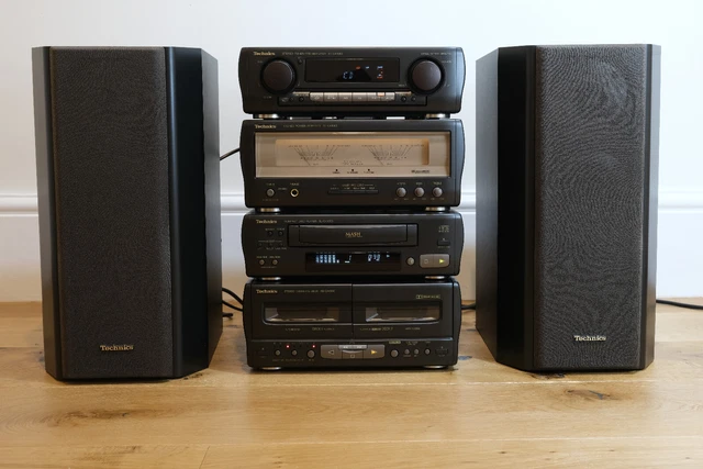 TECHNICS SE-CA-1080 SISTEMA stack stereo HiFi separa altoparlanti EUR ...