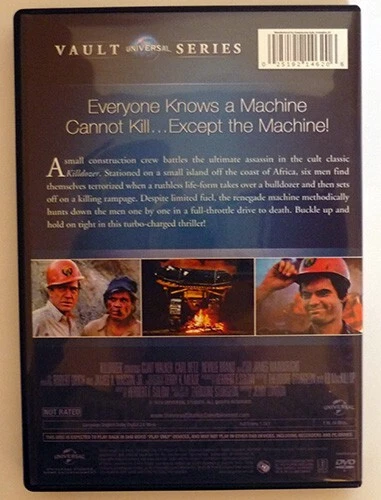 KILLDOZER DVD 1974 Clint Walker, Robert Urich, Neville Brand, Carl Betz ...