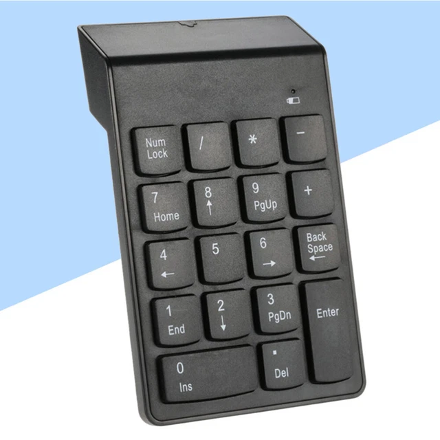 MECHANICAL NUMERIC KEYPAD 2.4G Wireless 18-key Numpad without Battery ...