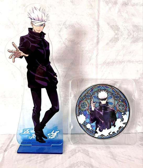 JUJUTSU KAISEN GOJO Satoru Acrilico Stand Disc Art Personaggio Anime ...
