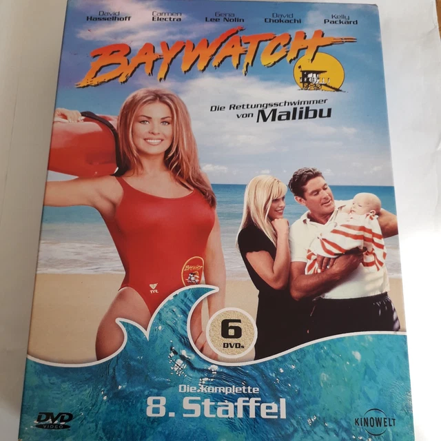 BAYWATCH SERIES 8 Dvd 6 Discs+Extras David Hasselhoff Ul Reg 2 Season ...
