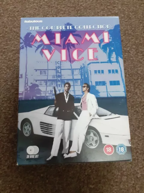MIAMI VICE COMPLETE dvd box set collection 30 disc set EUR 69,73 - PicClick IT