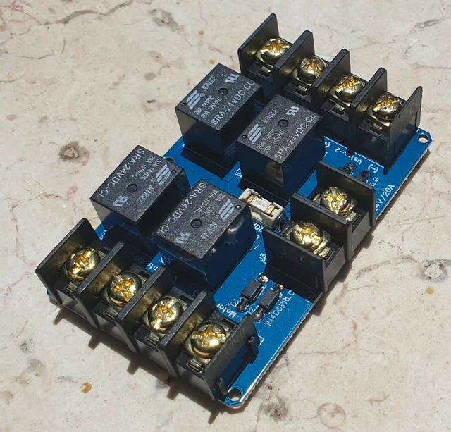 24V 20A Dual Channel Relay Module Solar PV Panel Sun Tracking Control ...