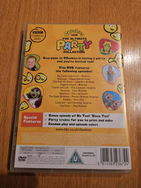 CBEEBIES THE ULTIMATE Party Collection Dvd Kids Tweenies Fimbles ...
