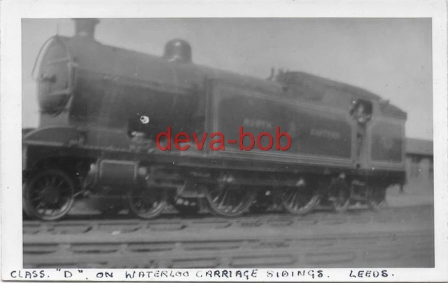 RAILWAY PHOTO NER Class D Waterloo Carriage Sidings Leeds c1920 LNER H1 ...
