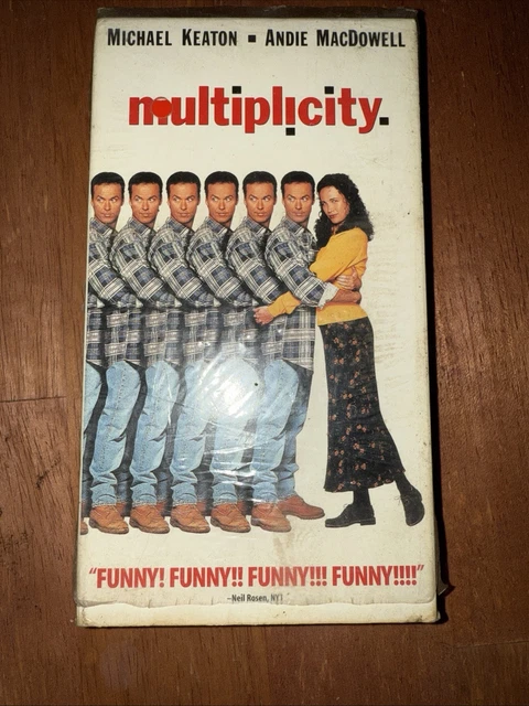 MULTIPLICITY VHS MOVIE. Michael Keaton, Andie MacDowell £4.58 - PicClick UK