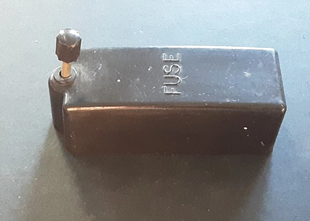 VINTAGE BAKELITE ELECTRICAL Fuse Cover M307/2 £12.95 - PicClick UK