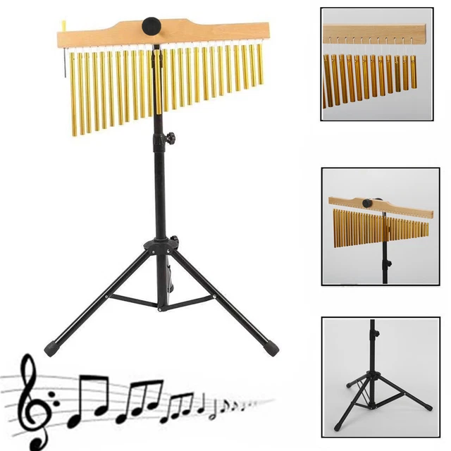 36-TONE BAR WIND Chimes Single-row Musical Percussion Instrument w ...