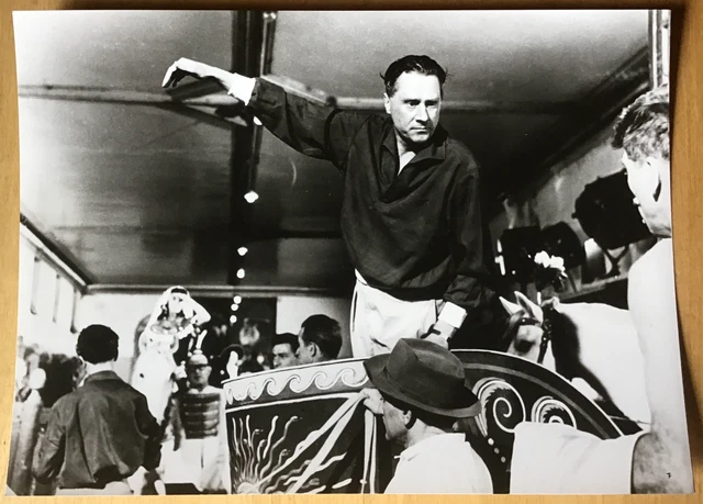 TRAPEZE GINA LOLLOBRIGIDA Circus Filming Carol Reed Tony Curtis Prphoto ...