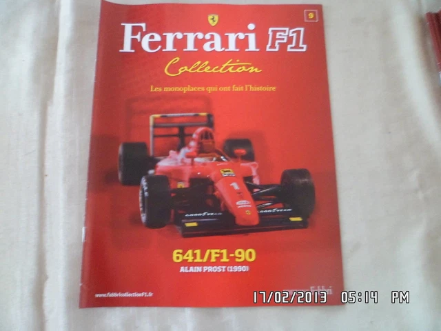 MAGAZINE FERRARI F1 N°9 641/F1-90 Alain Prost 1990 EUR 2,70 - PicClick FR