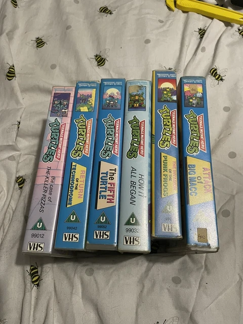 TEENAGE MUTANT NINJA turtles vhs Bundle £45.00 - PicClick UK