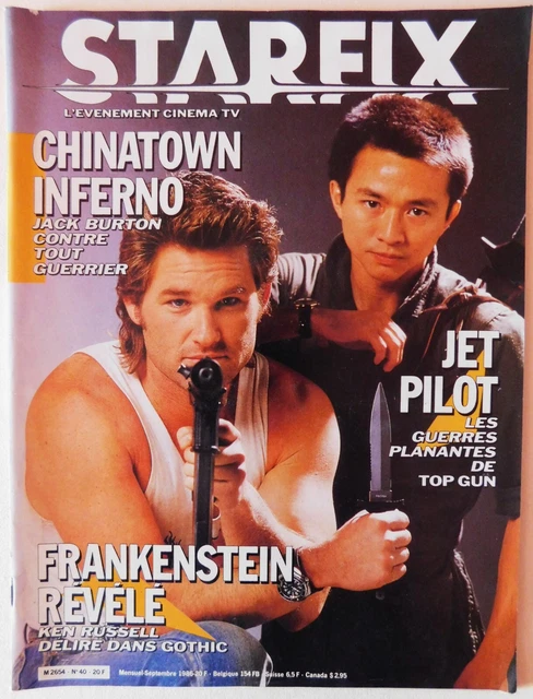 STARFIX MAGAZINE N° 40 1986 Carpenter Jack Burton Ken Russell Inferno ...