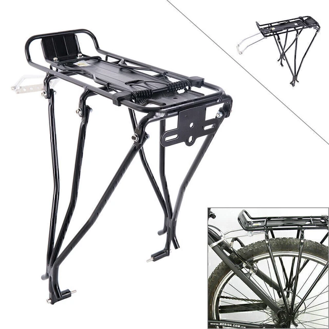 BIKE BICYCLE REAR Rack Bracket Seat Luggage Carrier Shelf Post Mount ...