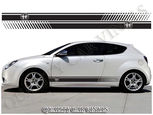 ALFA ROMEO MITO side racing stripes mito graphic decals stickers vinyl ...