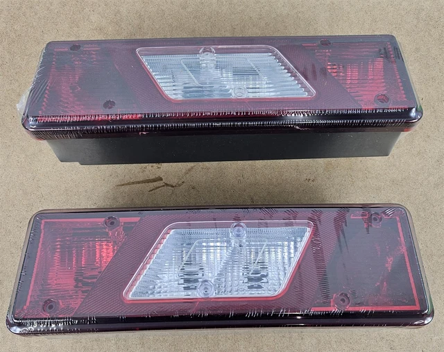 FOR FORD TRANSIT Mk8 Tipper Pick-Up Rear Right And Left Set Tail Light ...