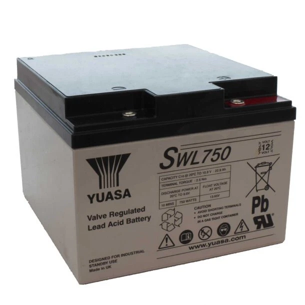 YUASA SWL750 BATTERIE Rechargeable Au Plomb 12V 25Ah High Rate Longlife ...