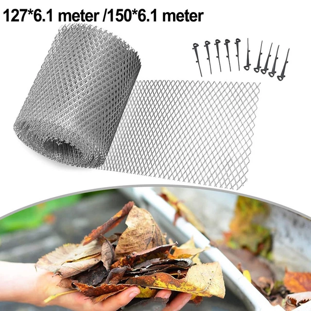SIMPLE FOR DIY Installations with Sturdy Aluminum Gutter Guard Mesh ...