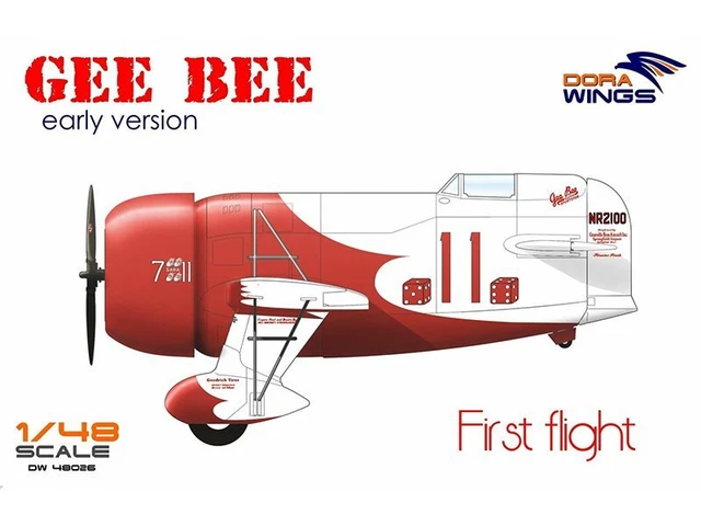 MAQUETTE GEE BEE 1ère version 1er vol - 1/48 - DORA WINGS 48026 EUR 32 ...