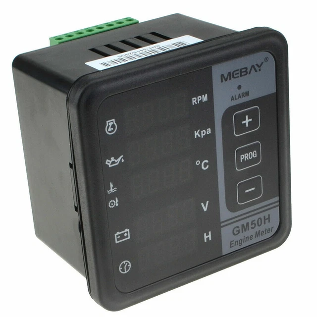 GM50H MONITOR CONTROL Panel Digital Multi-function Generator Diesel ...