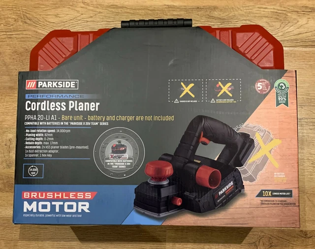 PARKSIDE PERFORMANCE CORDLESS Planer PPHA 20-Li A1 BARE UNIT £69.00 ...