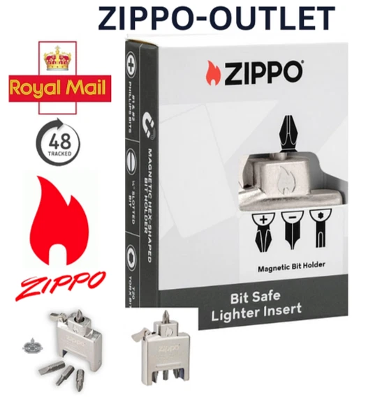 GENUINE ZIPPO BIT SAFE Lighter Insert 4-in-1 SCREWDRIVER POCKET TOOL ...
