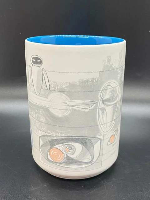 DISNEY PIXAR WALL-E Movie Eve Robot Concept Drawing Coffee/Tea/Cocoa ...