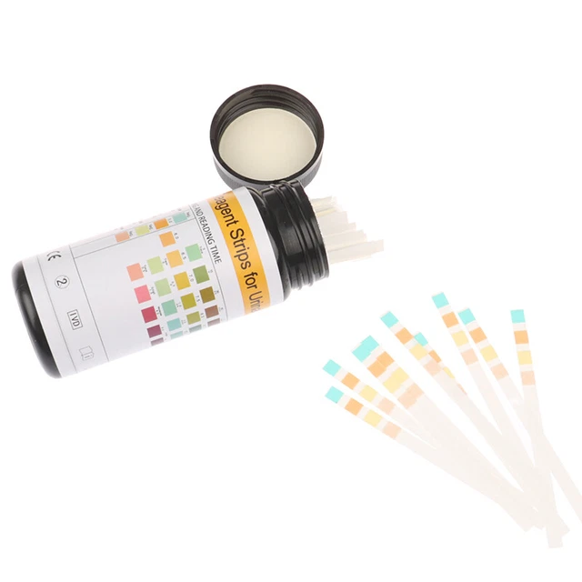 100 STRIPS URS-4K Glucose pH Protein Ketone Urine Test Paper Strips ...