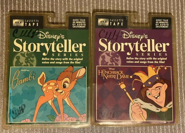 VINTAGE DISNEYS STORYTELLER Series Bambi& hunchback of Notre Dame ...
